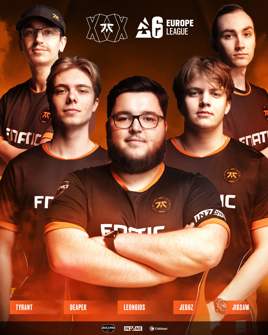 Fnatic, 새로운 Rainbow Six: Siege 팀 인수
