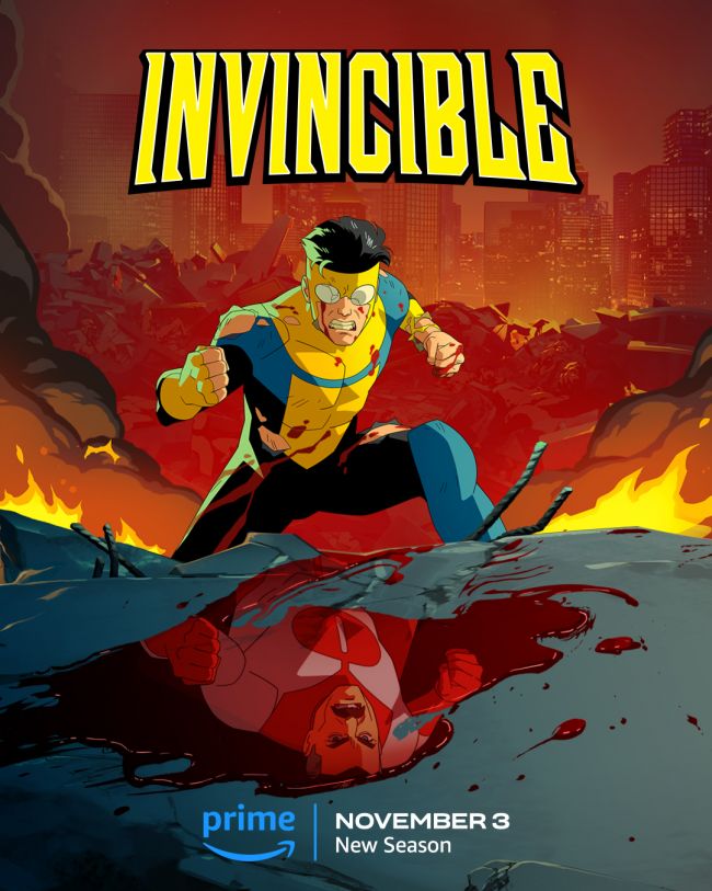 뉴욕 코믹콘(New York Comic Con)의 피비린내 나는 새로운 Invincible 예고편을 시청하세요.
