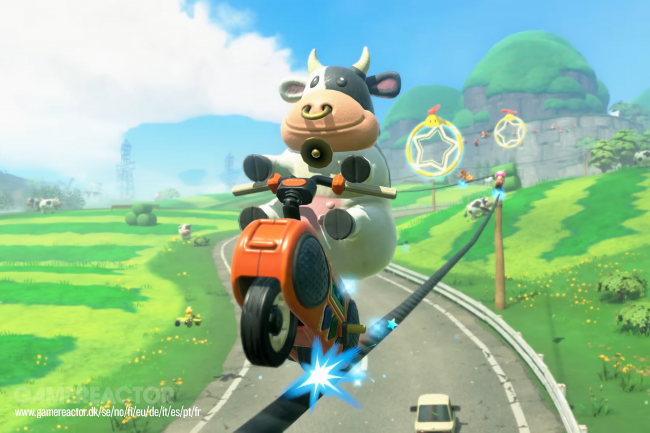 PETA는 Nintendo에 보내는 공개 서한에서 Mario Kart World 에서 소의 코걸이에 도전합니다.